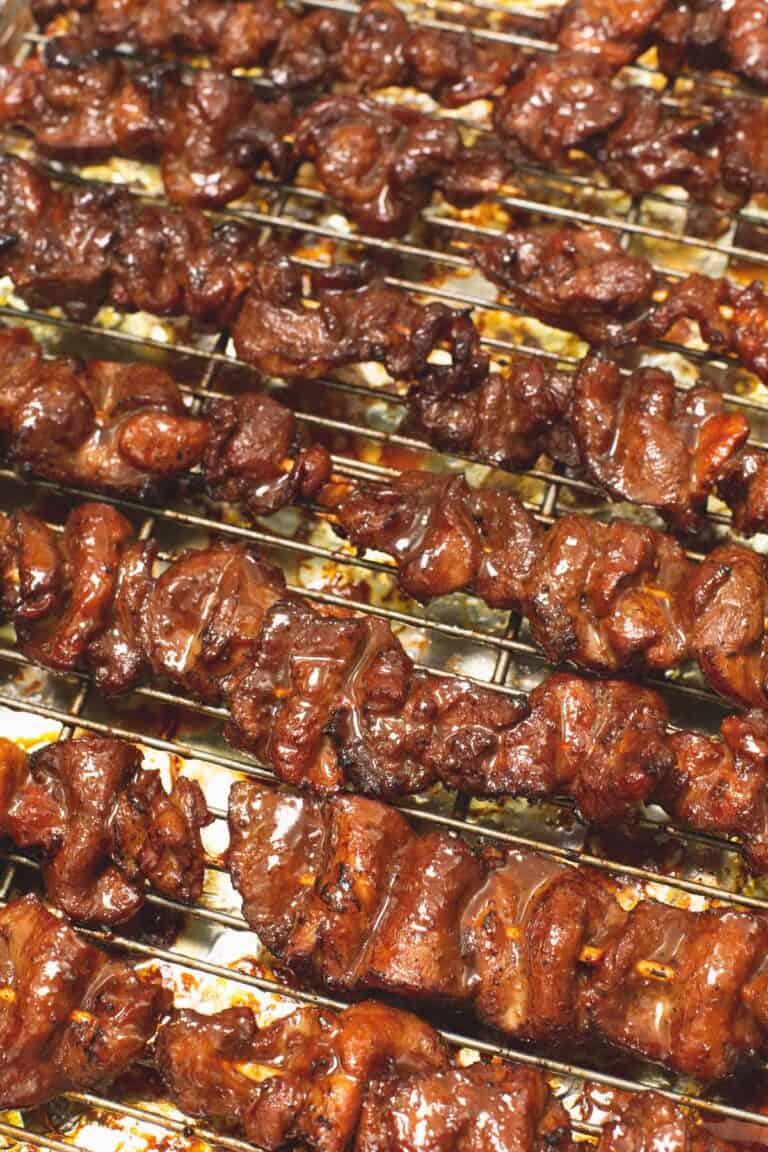 Filipino Barbecue Pork Skewers - Recipes by Nora