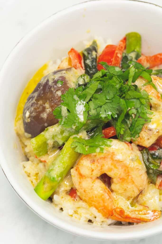 Thai Green Curry with Shrimp