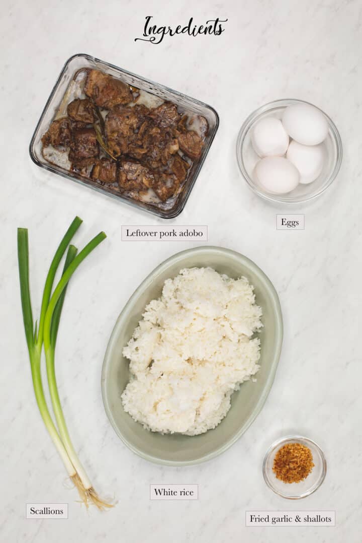 Adobo Fried Rice - Recipes by Nora