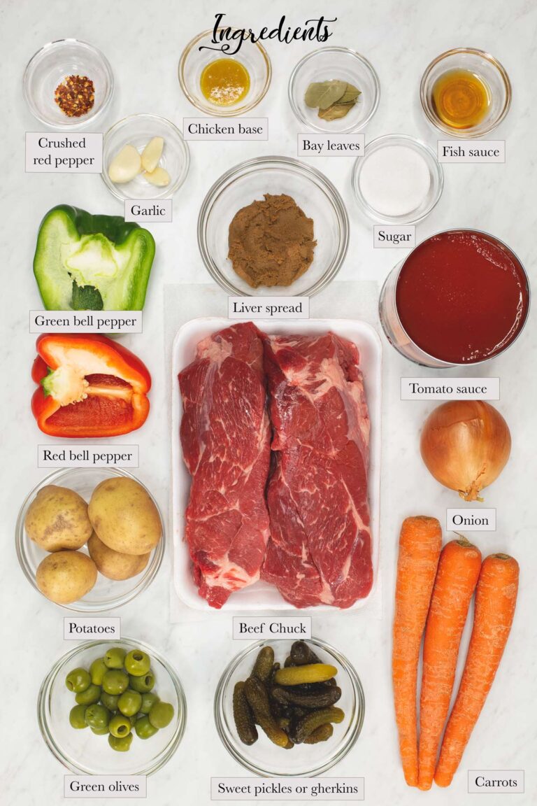 Beef Caldereta - Recipes by Nora