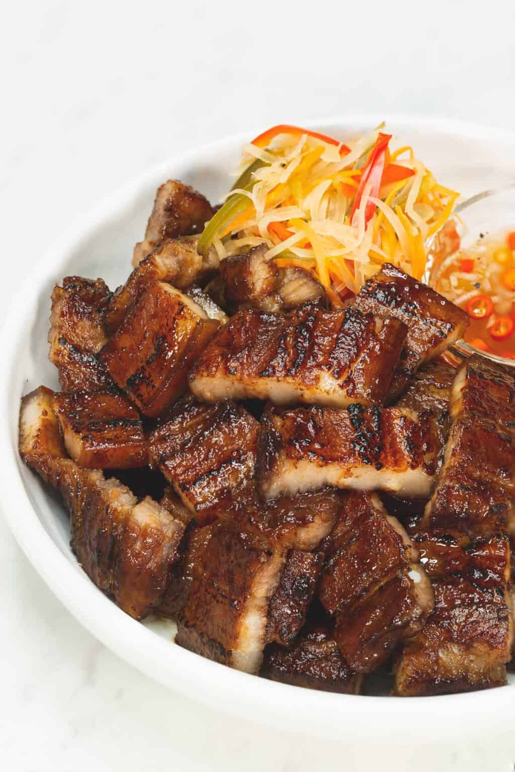 Inihaw na Liempo (Grilled Pork Belly) - Recipes by Nora