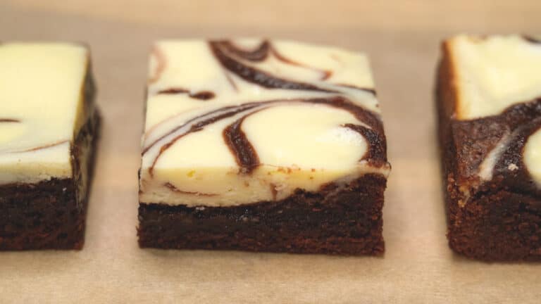 Cheesecake Brownies from Brownie Mix (Easy Boxed Brownie Upgrade)