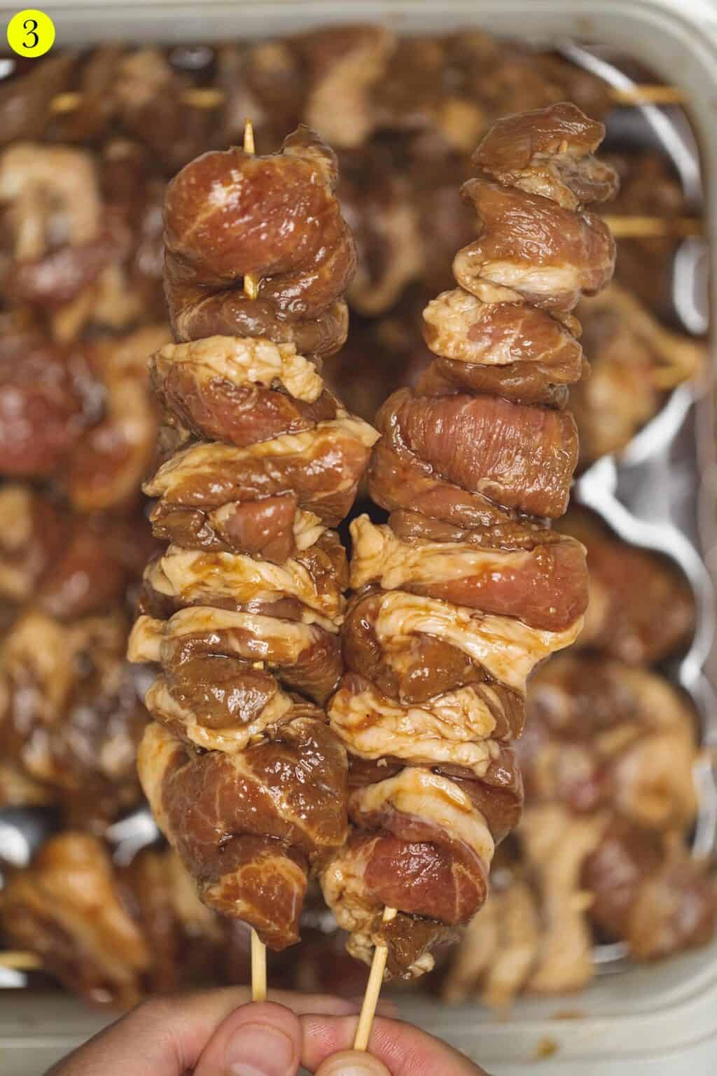 Pork Barbecue Skewers Recipe