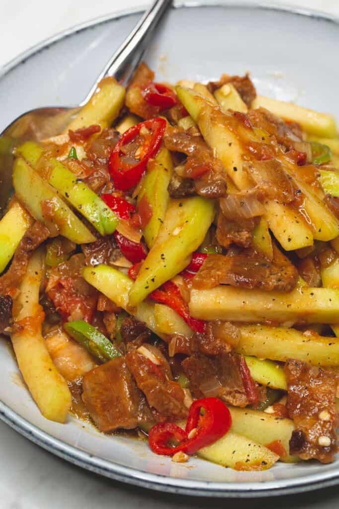 Ginisang Sayote Recipe