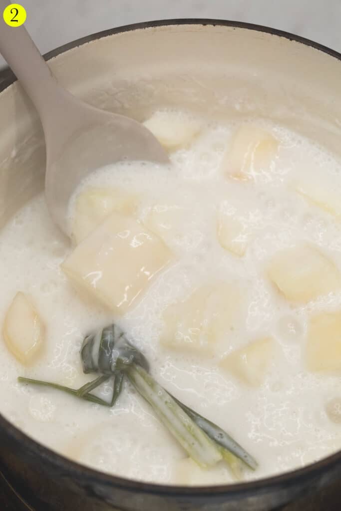 Ginataang Kamoteng Kahoy Recipe