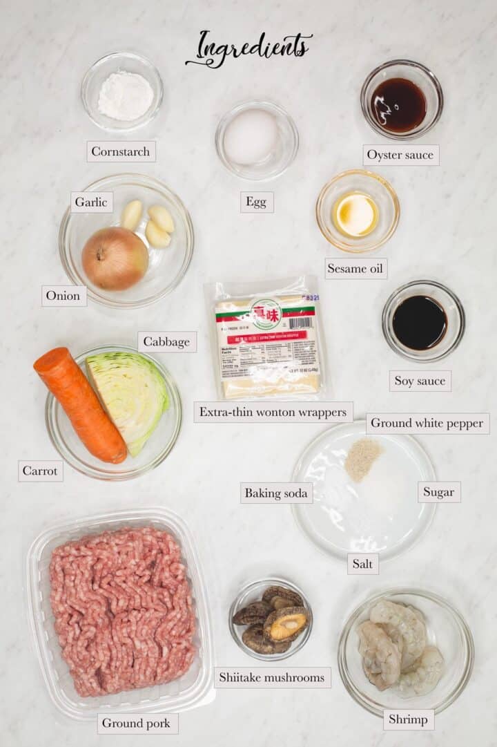 Siomai Recipe (with Pork and Shrimp)