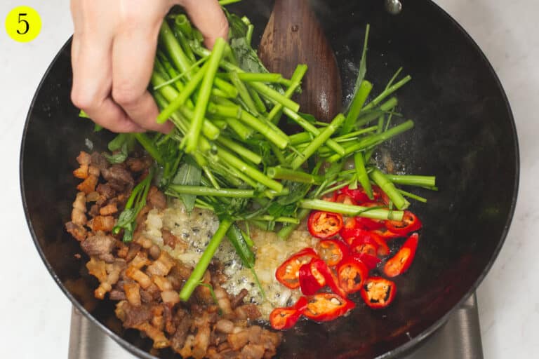 Adobong Kangkong (Water Spinach Adobo Recipe)