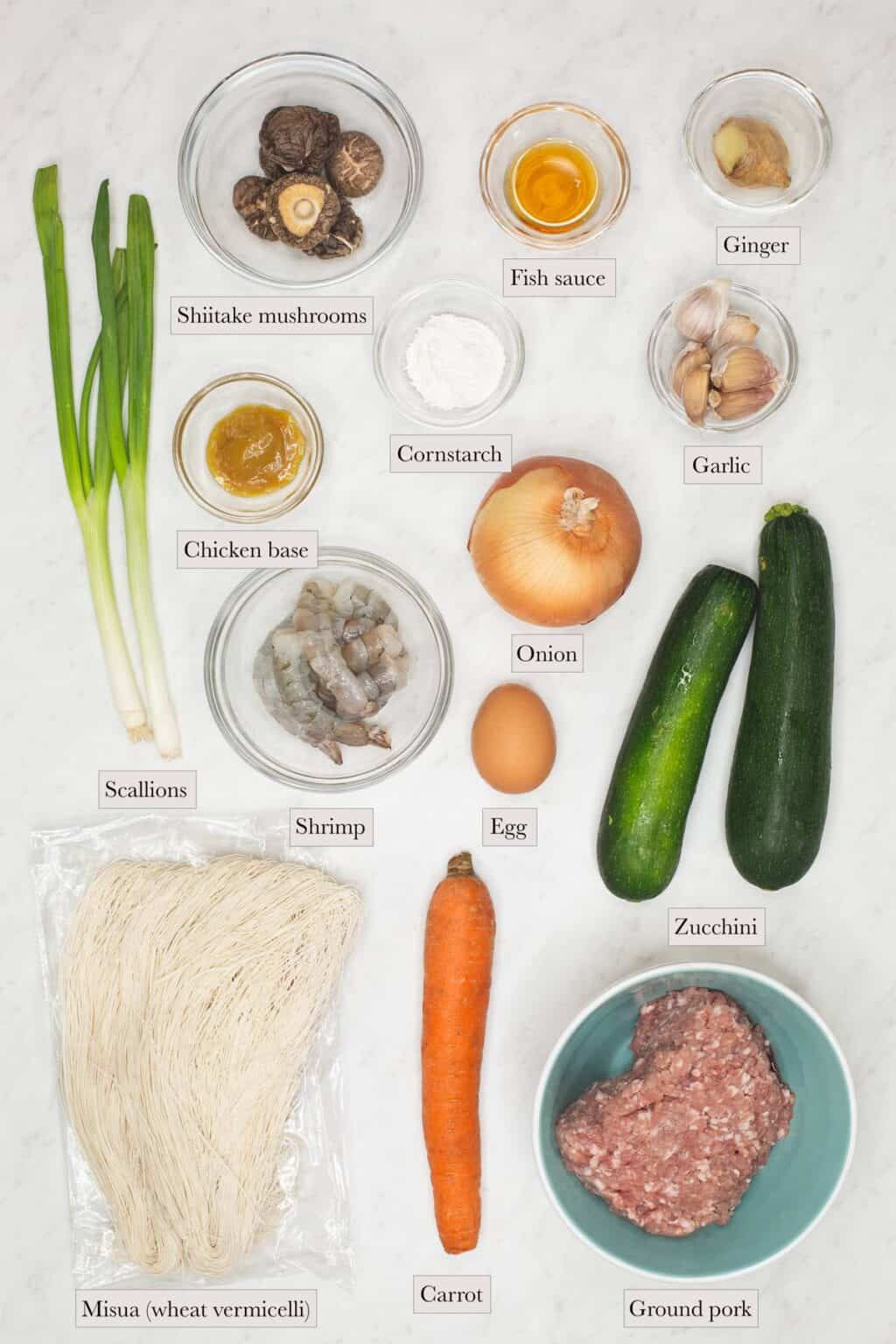 Almondigas Soup with Misua (Filipino Meatball Soup)