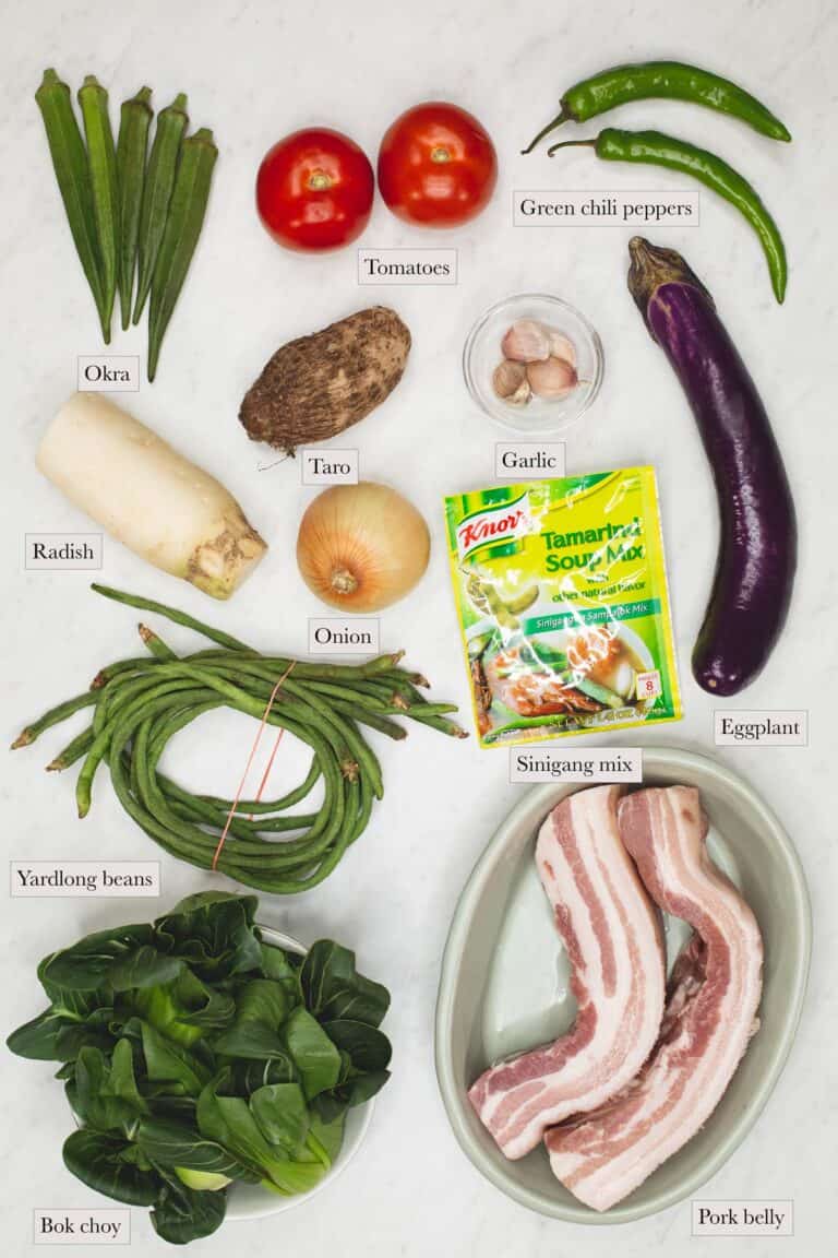 Sinigang na Baboy Recipe (Filipino Pork Sinigang)