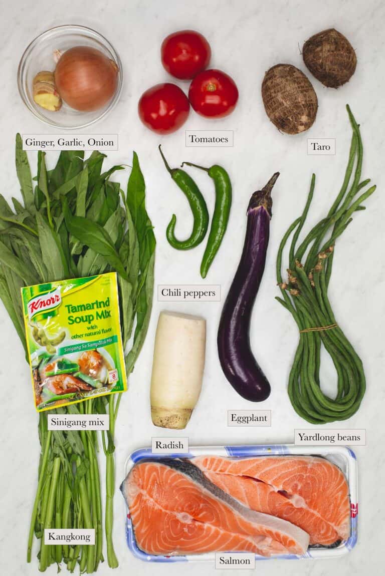 Sinigang na Salmon Recipe