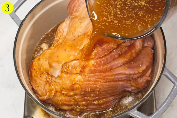 Pineapple Glazed Ham Recipe (Stovetop Method)