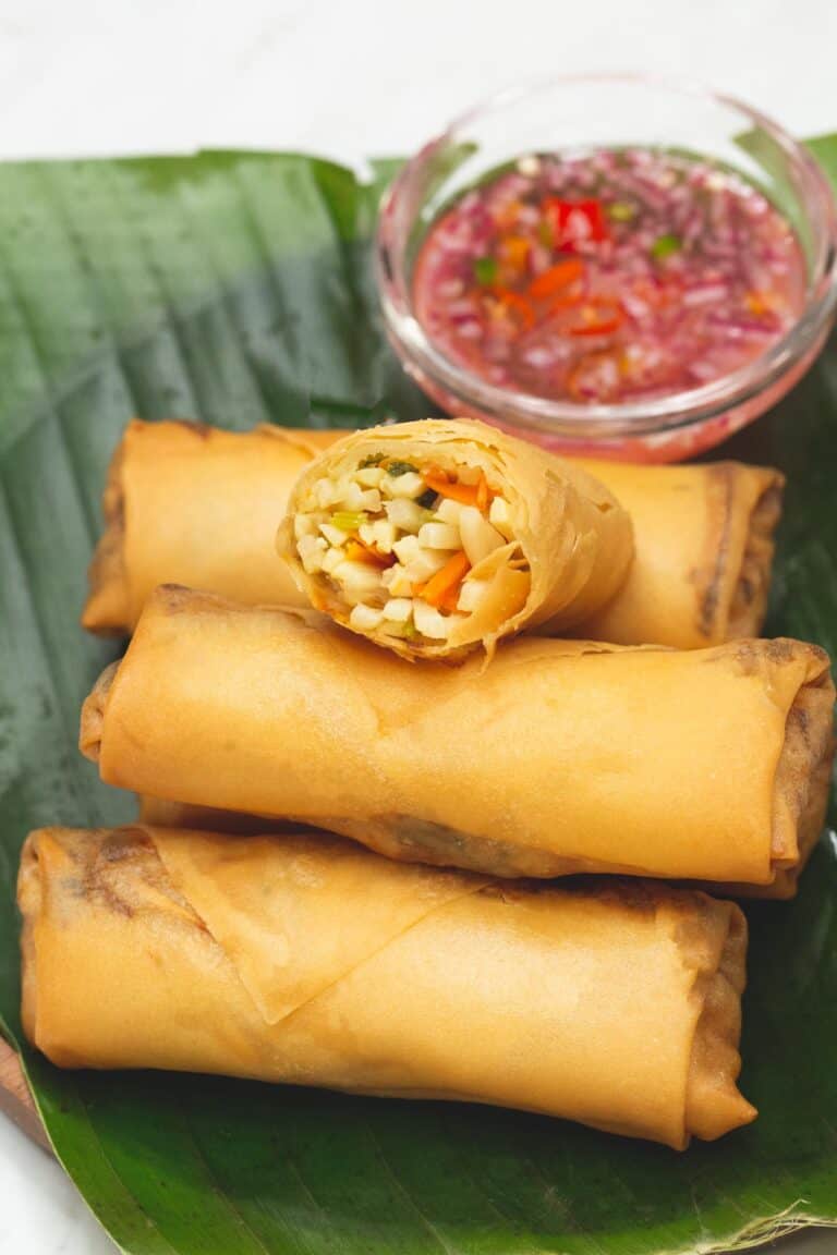 Lumpiang Labong (Bamboo Shoot Spring Rolls)
