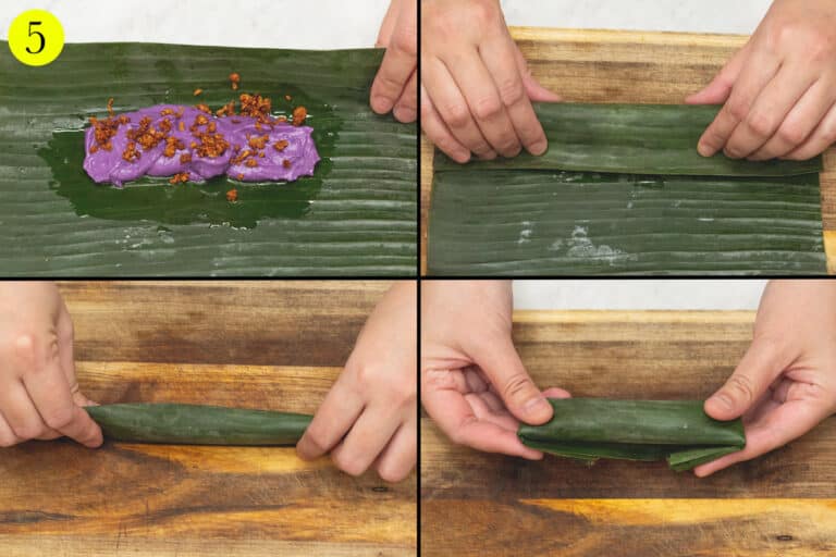 Ube Suman sa Latik Recipe