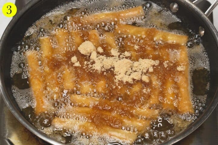 Turones de Mani Recipe