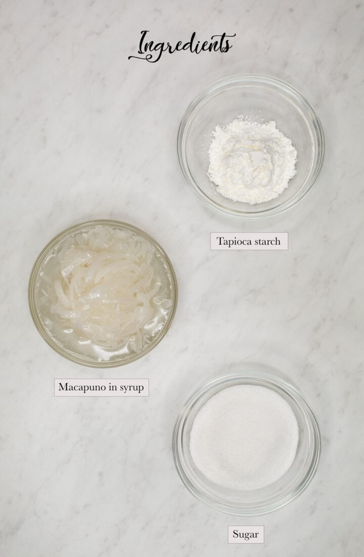 Macapuno Balls Recipe