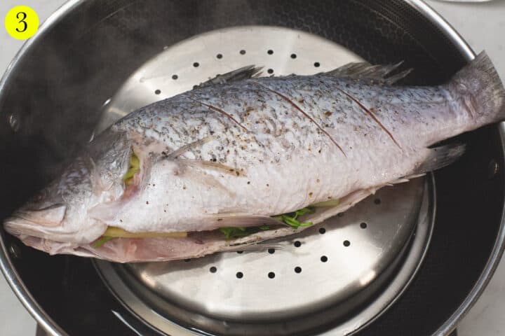 Steamed Fish with Ginger Recipe