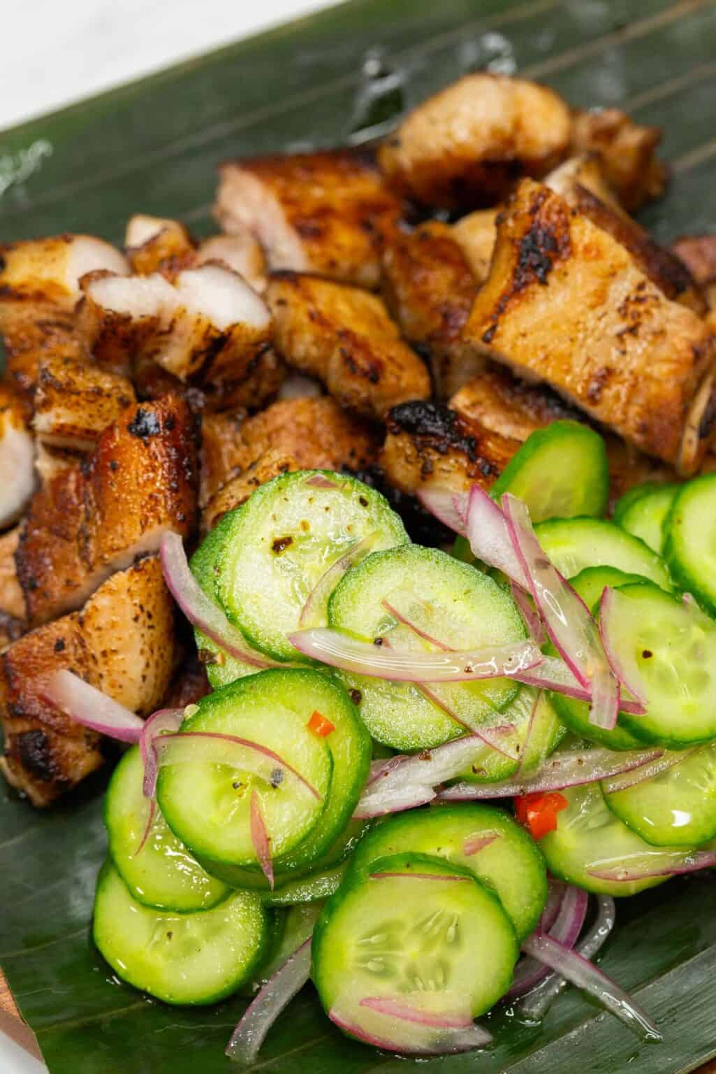 Cucumber Salad Recipe (Ensaladang Pipino)