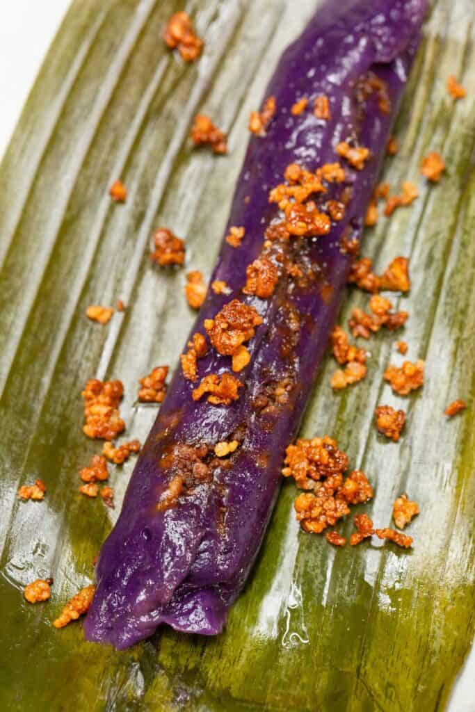 Ube Suman sa Latik Recipe