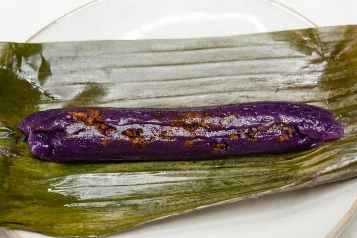 Ube Suman sa Latik Recipe