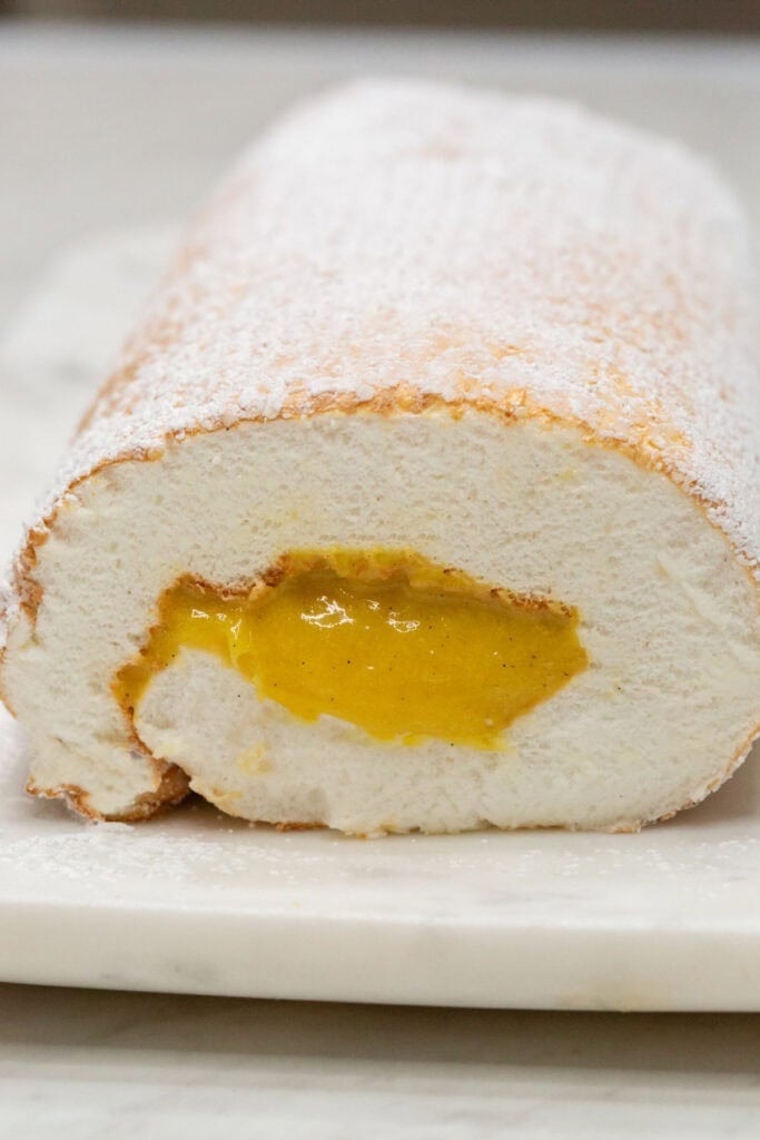 Brazo de Mercedes Recipe (Meringue Roll with Custard)