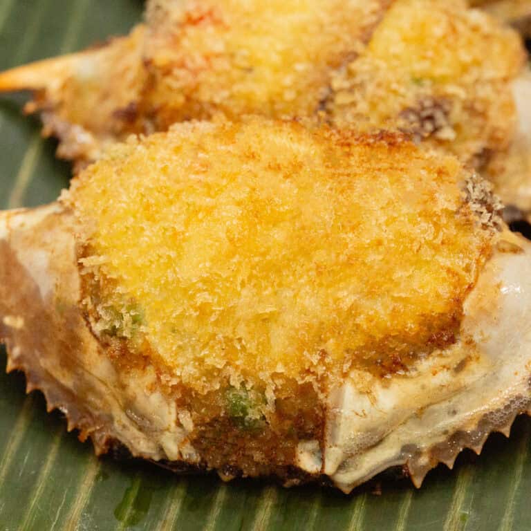 Filipino Crab Relleno (Relyenong Alimasag)