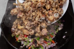 Crispy Squid Sisig