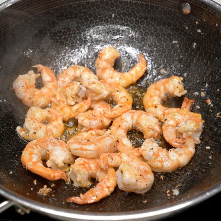 Pancit Chami with Shrimp (Fresh Miki Noodles)